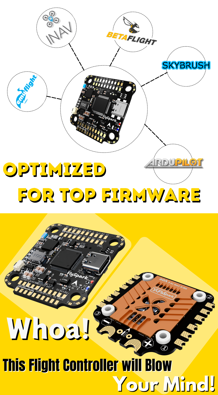FlySpark F4 V1 Flight Controller - FlySpark