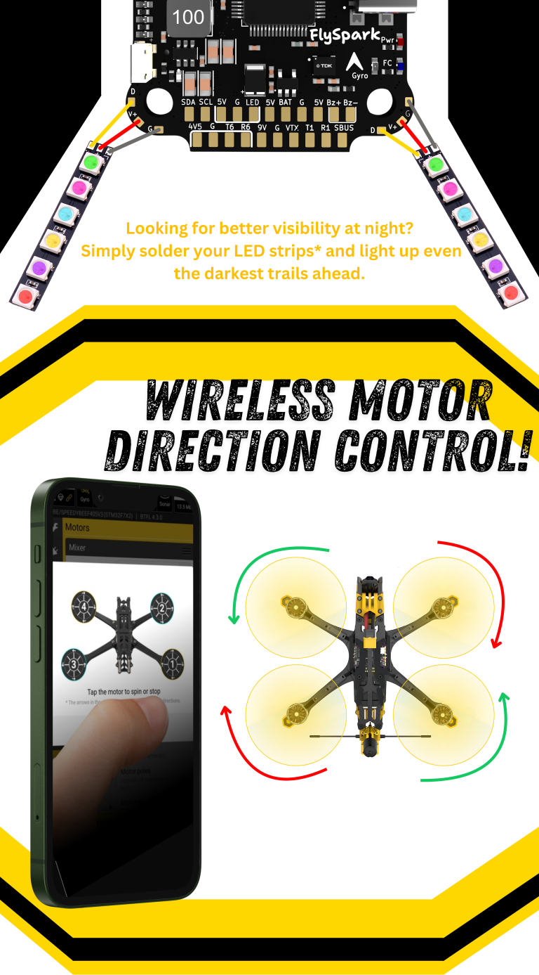 FlySpark F4 V1 Flight Controller - FlySpark