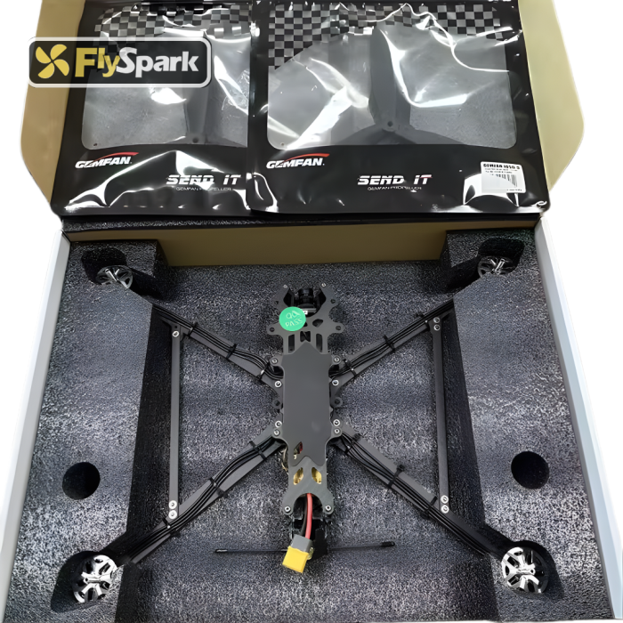 FlySpark 15″ Carbon-Fiber Heavy-Lift FPV Drone (Prebuilt Ready-to-Fly ...
