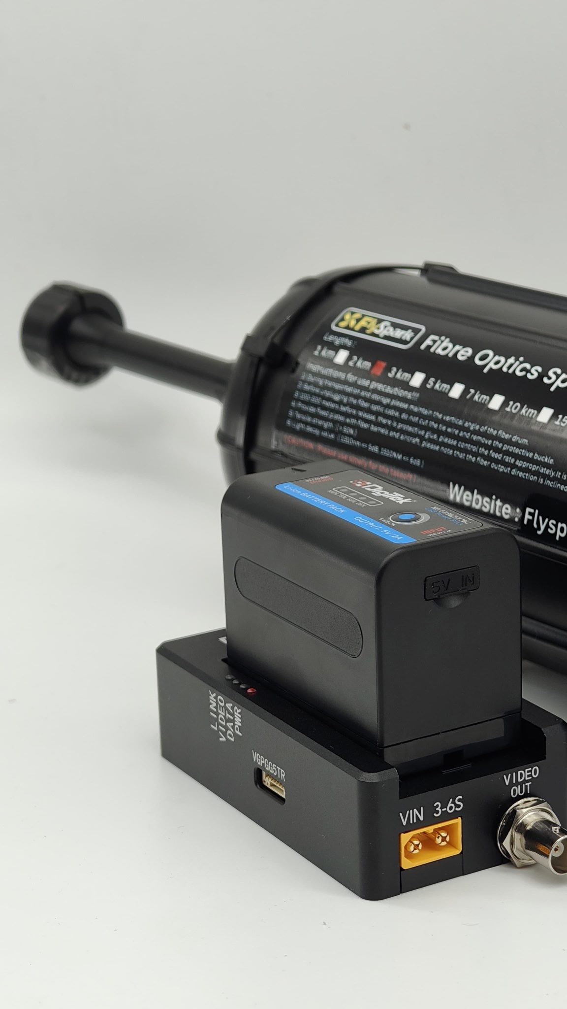 Fly Spark Fiber Optics Spool V2.0 – 1 km to 30 km High-Strength FPV ...