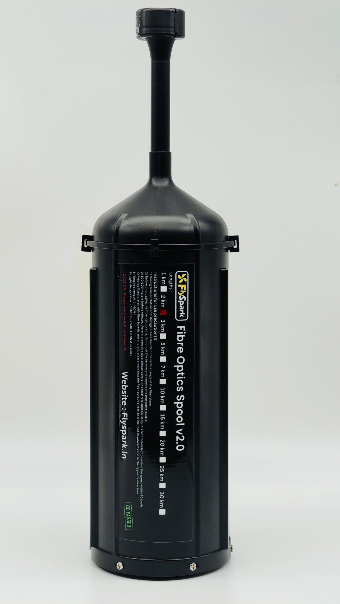 Fly Spark Fiber Optics Spool V2.0 – 1 km to 30 km High-Strength FPV ...