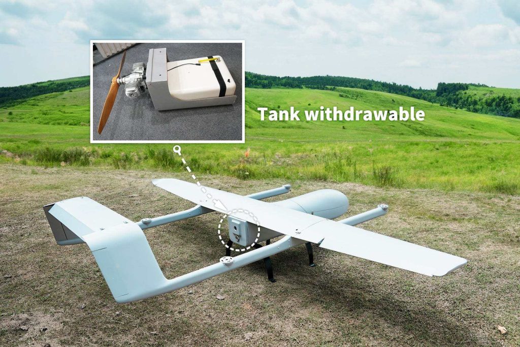 Flyspark 0173 Hybrid VTOL Fixed Wing Drone - 3600mm Wingspan, 40kg MTOW ...
