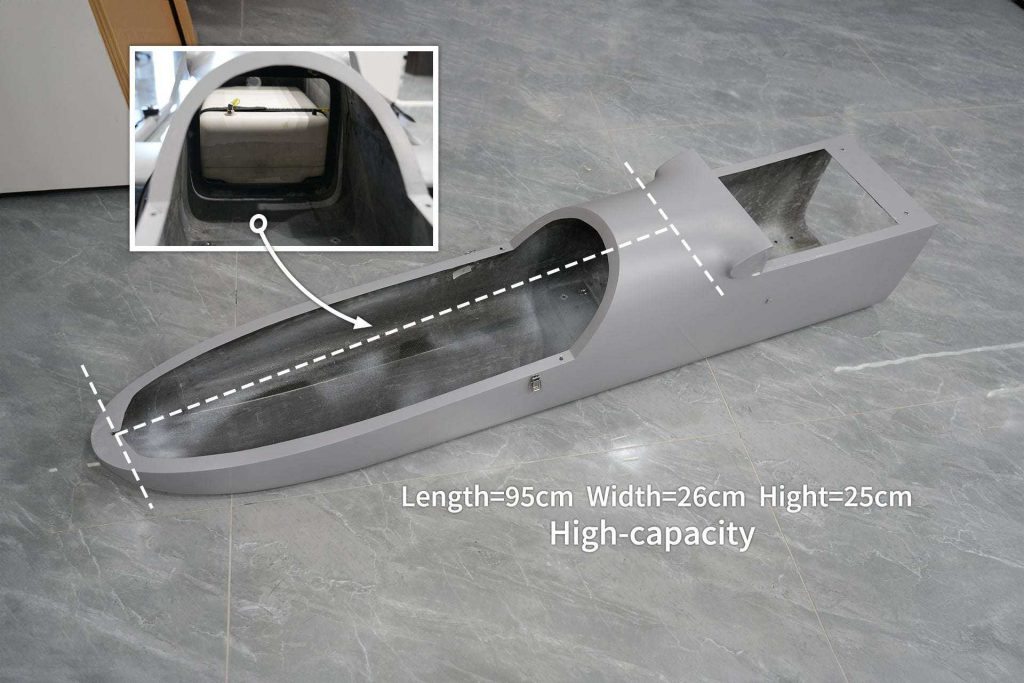 Flyspark 0173 Hybrid VTOL Fixed Wing Drone - 3600mm Wingspan, 40kg MTOW ...